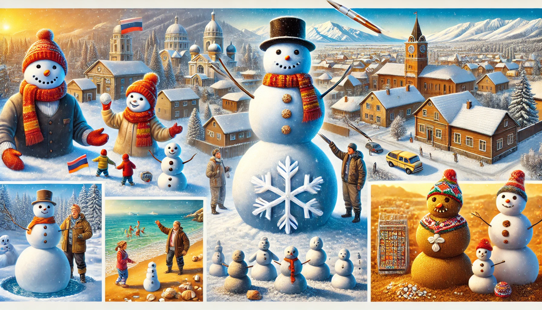 Bonhommes de neige 🧊 : faits sympas, records et hiver de Crimée sans ...